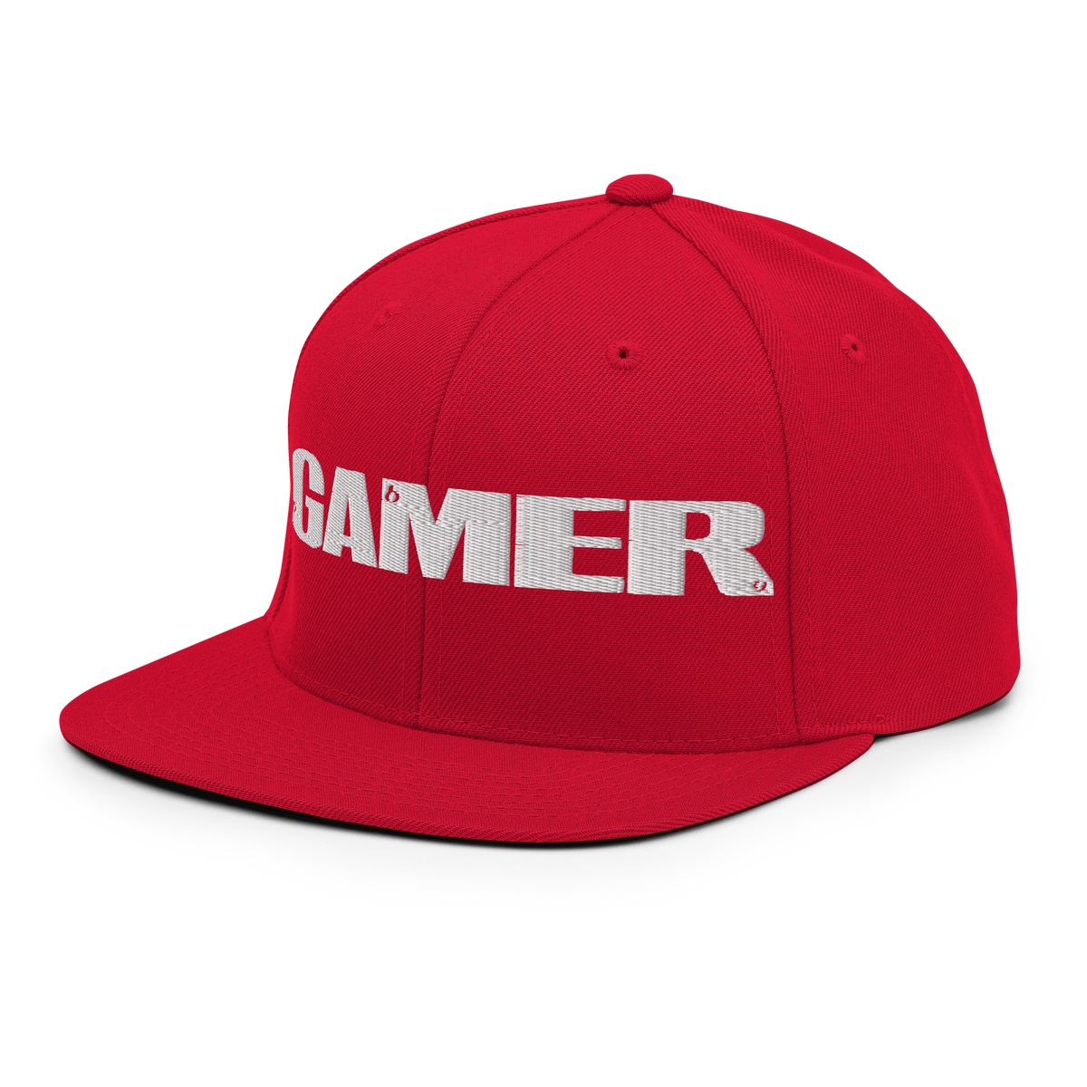 GAMER Snapback Hat - Red – Built by Gamers